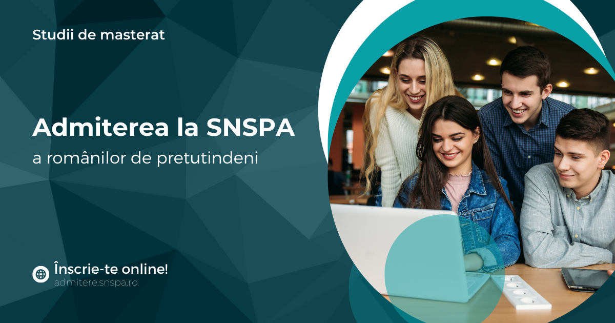 Admiterea la SNSPA a românilor de pretutindeni. Înscrieri online pentru admiterea la masterat
