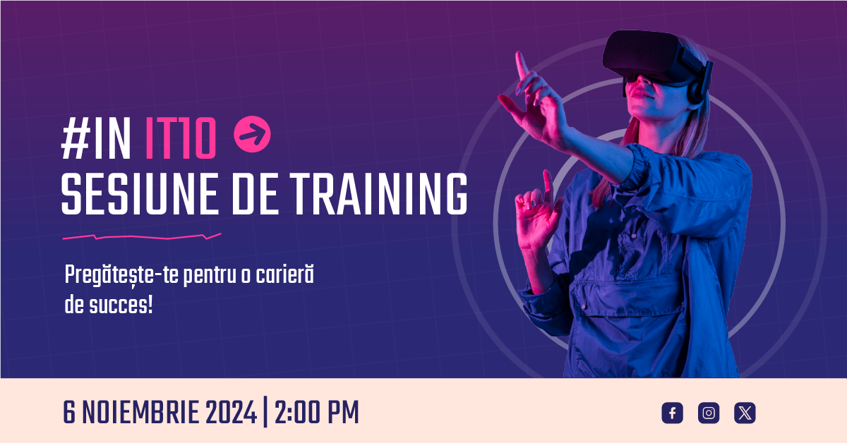 #InIT10. Sesiune de training pentru liceeni